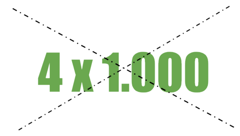 Eliminar el 4 x 1.000: ¿vale la pena?