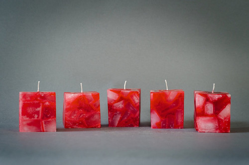 Chunk size candle - Chakra 1 - Root | Doozy Website