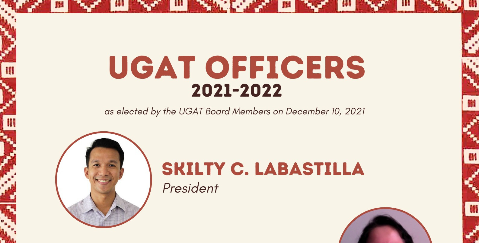 UGAT officers for 2021-2022