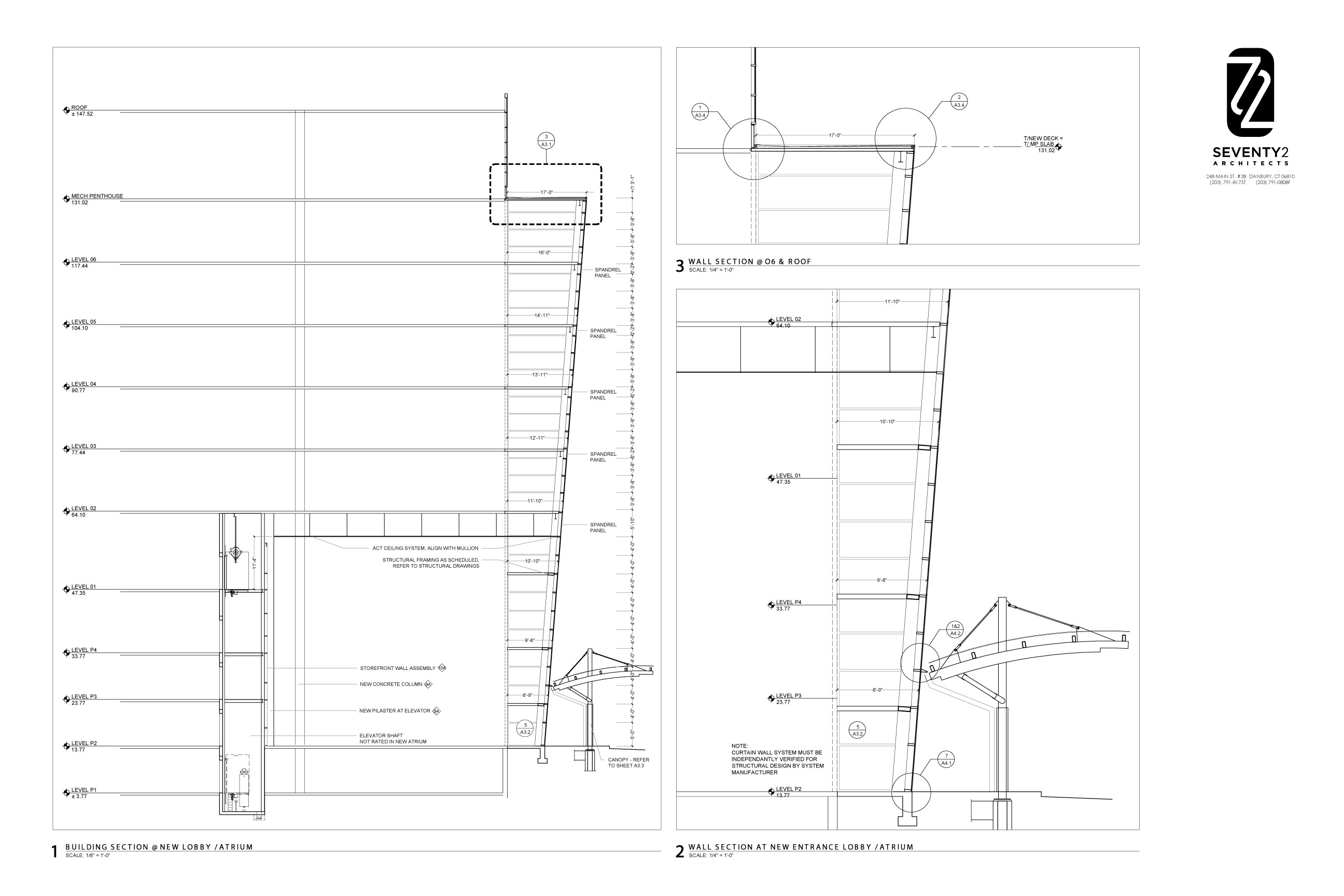 Glass Wedge Corporate Addition | seventy2architects