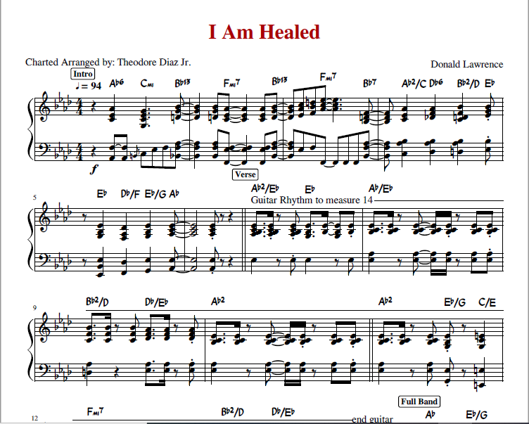 I Am Healed by Donald Lawrence
