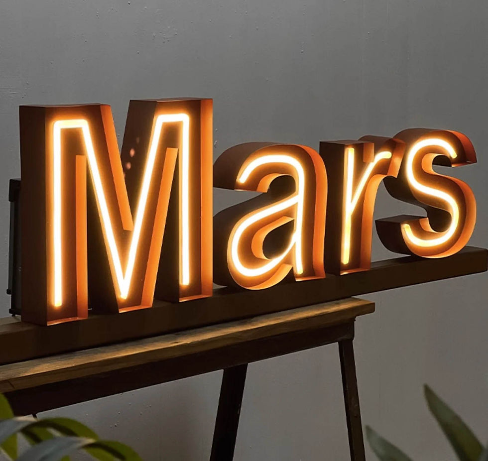 Open face channel letters | Trade Made UK | United Kingdom