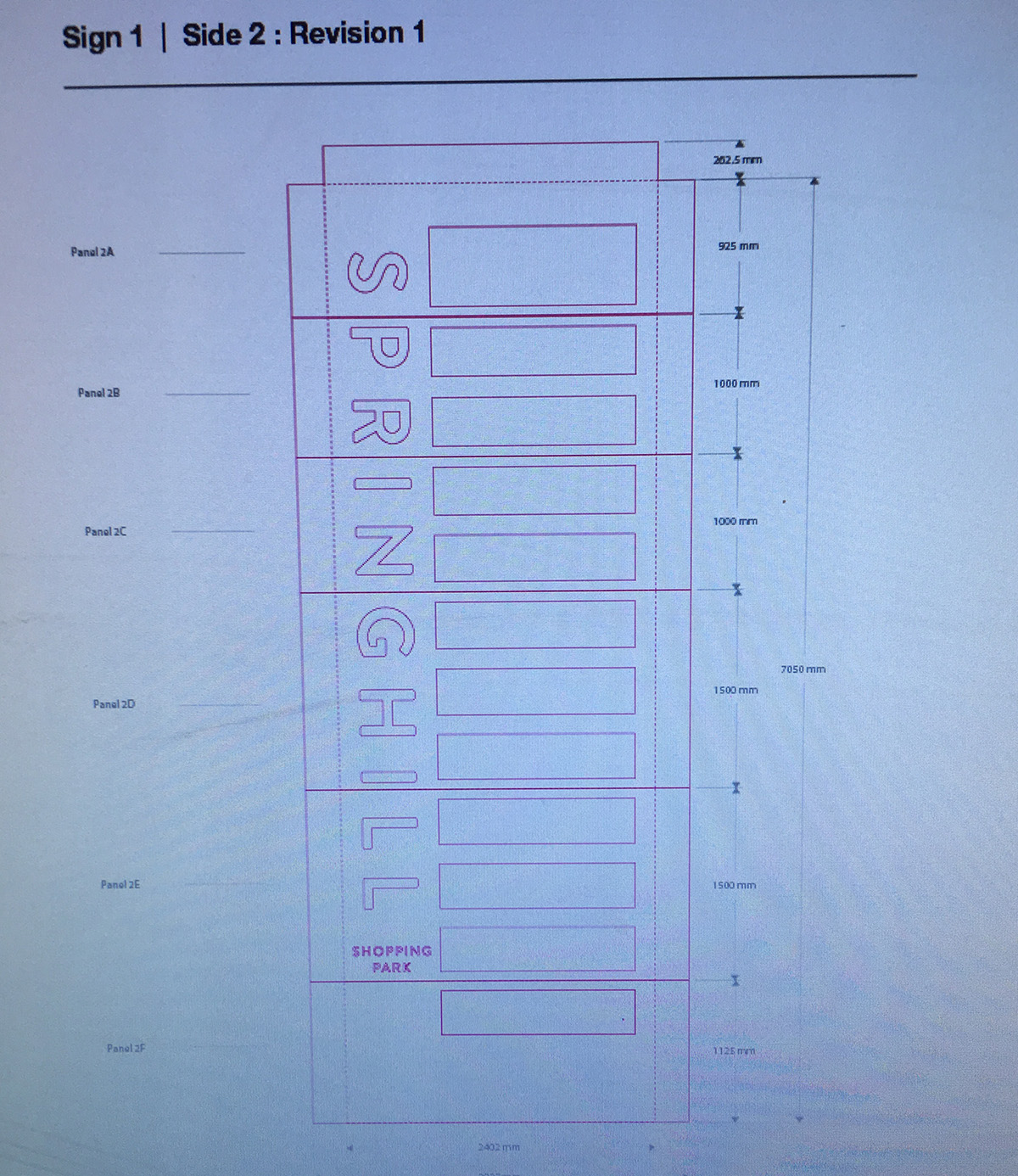 Aluminium Composite Totem Sign