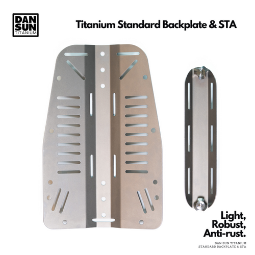 Titanium Standard Backplate Set | Dan Sun Titanium