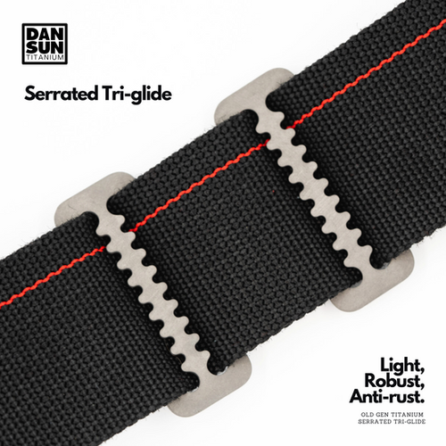 DAN SUN OLD GEN Serrated Tri-glide | Dan Sun Titanium