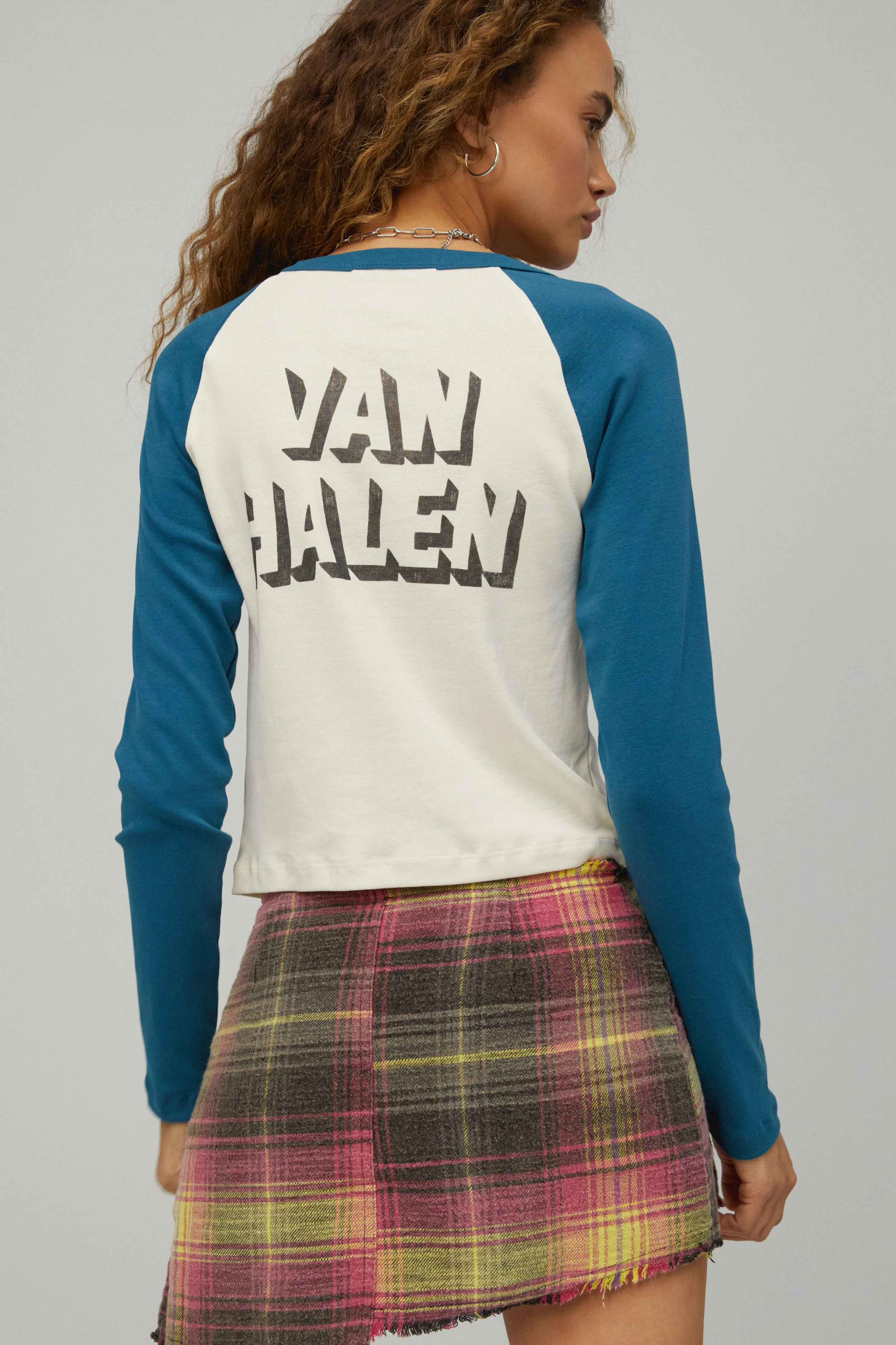 VAN HALEN 1980 INVASION SHRUNKEN RAGLAN LS | OLIVIA TATTS