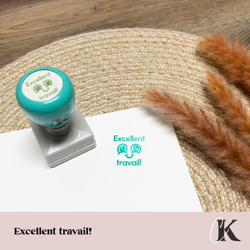 Étampe | Excellent travail! | Teacher Stamp | Creations KingA+