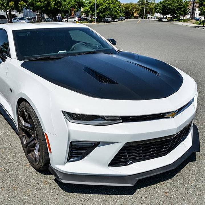 2016-2018 CAMARO SS FRONT SPLITTER 1LE - flat black | Mysite
