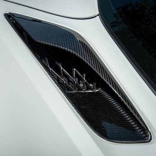 C7 REAR FENDER VENTS - carbonFiber | Veloz Designs