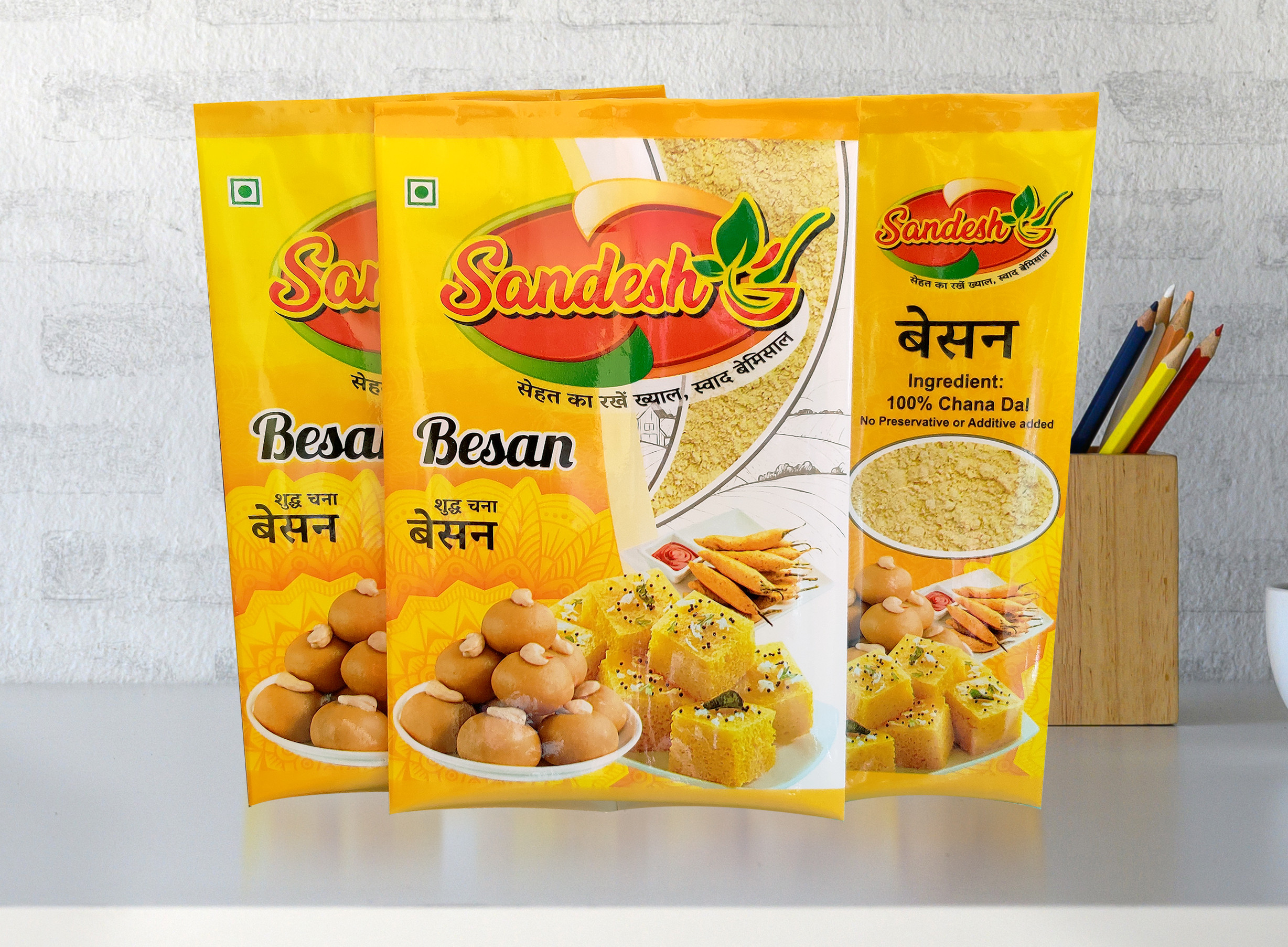 Besan Packaging Pouch