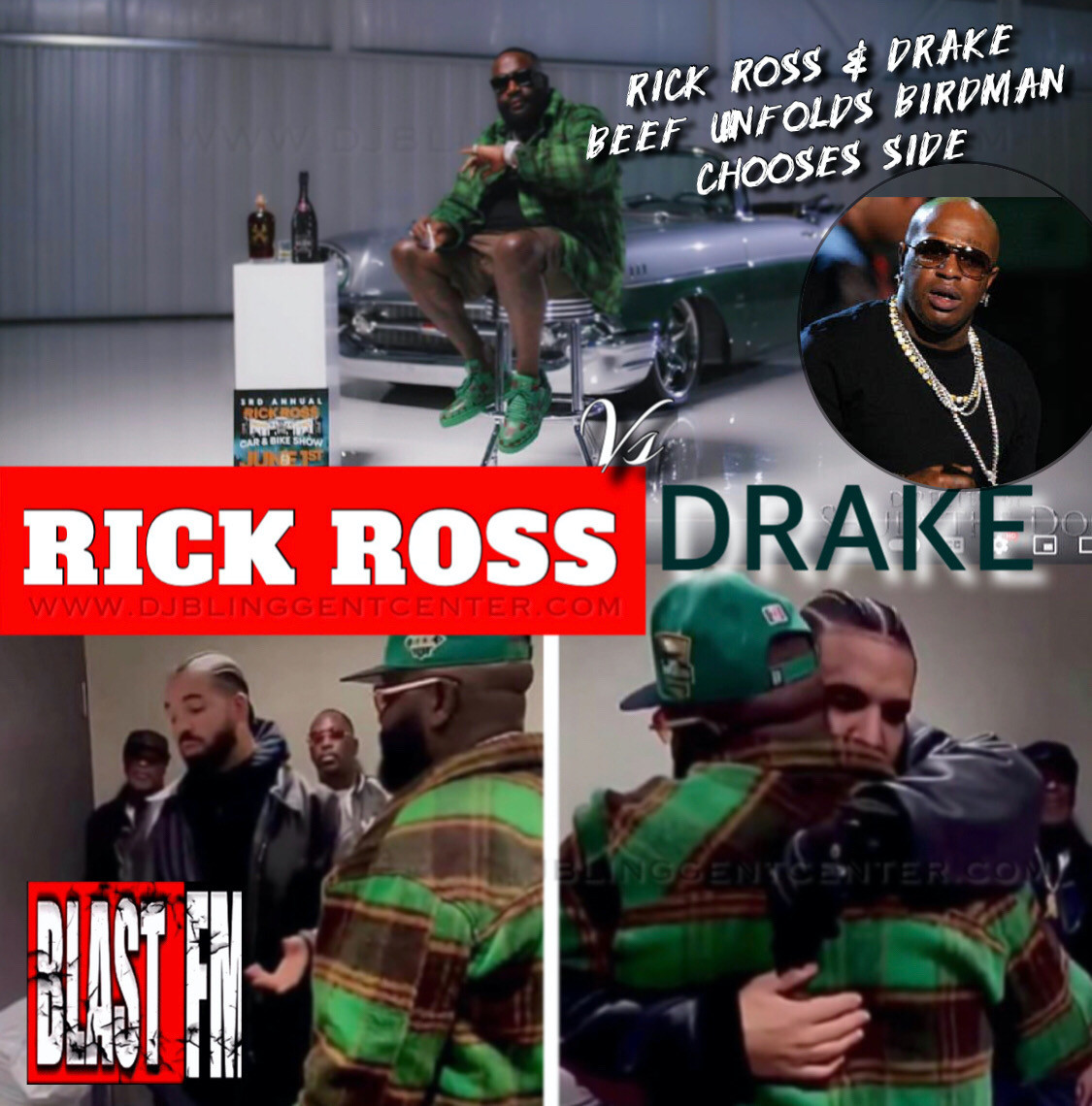 Rick Ross & Drake Beef Unfolds Birdman Chooses Side