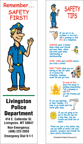 Police Bookmark | Creative