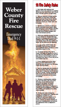 Fire Safety (Bookmarks) | Modern Marketing