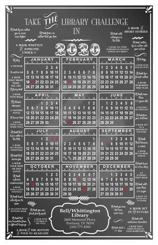 Library Challenge Wall Calendar | Creative