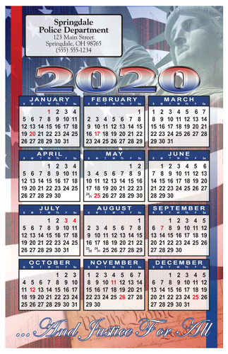 Liberty Patriotic Wall Calendar | Creative