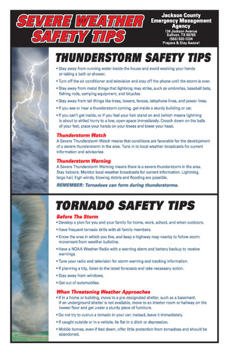 Severe Weather Safety Poster | Creative