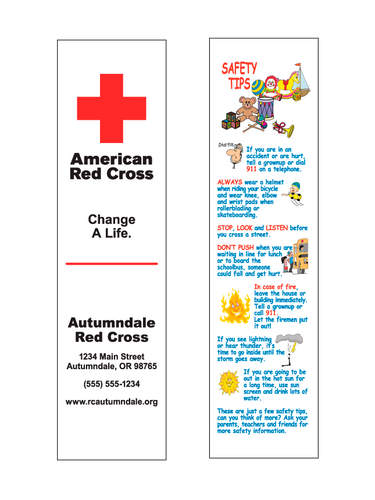 American Red Cross Bookmarks | Creative