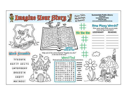 Imagine Your Story Activity Sheet | Creative