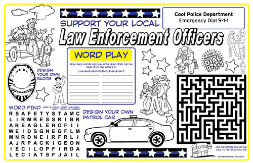 Police Activity Sheet | Creative