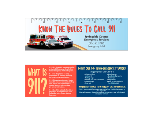 Know When To Call 9-1-1 Bookmarks | Creative