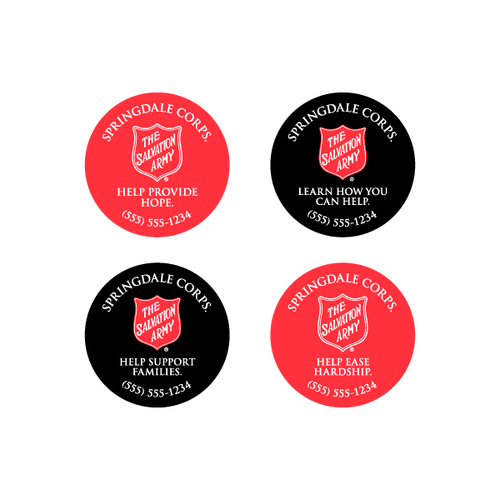 The Salvation Army Assorted Stickers | Creative