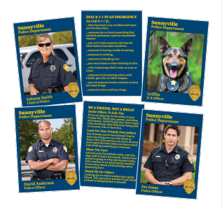 Police Trading Cards | Creative
