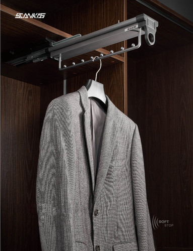 WARDROBE GLIDING CLOTHES RACK | Scankas Wardrobe