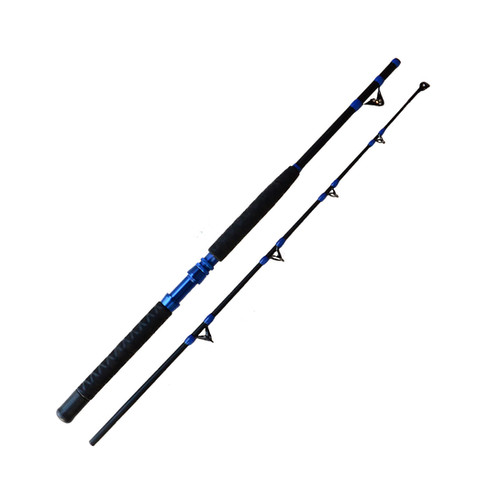 6'0" 40-100lb Carbon Halibut Rod 2pc | sfr3