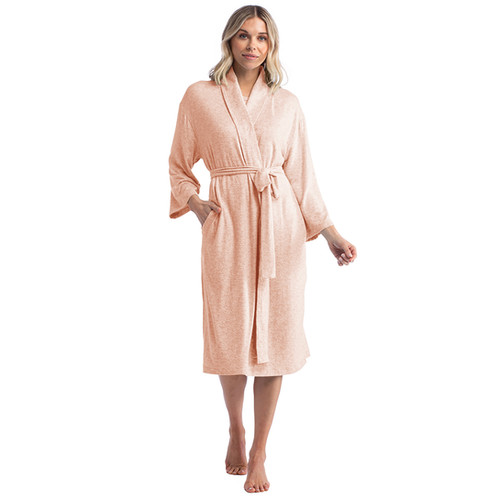 Softies Marshmallow Wrap Robe | Pink Regalia