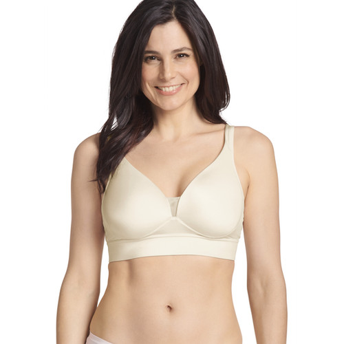 Jockey Forever Fit V Neck Molded Cup Bra Pink Regalia 0634