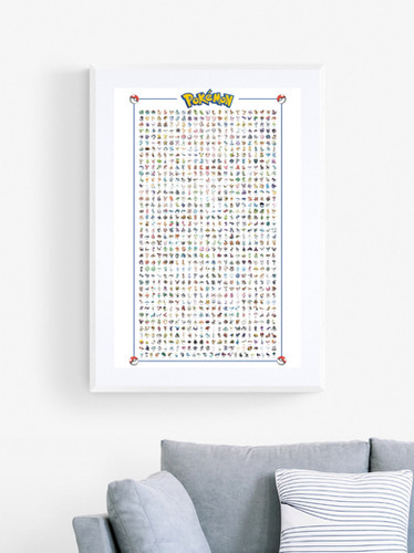 POKÉMON POKÉDEX POSTER - All 898 Characters 2021 | maggiemaeferri.com