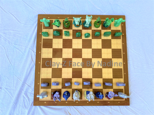 Vampire I Chess Set | Clay-Z Face By Nadin