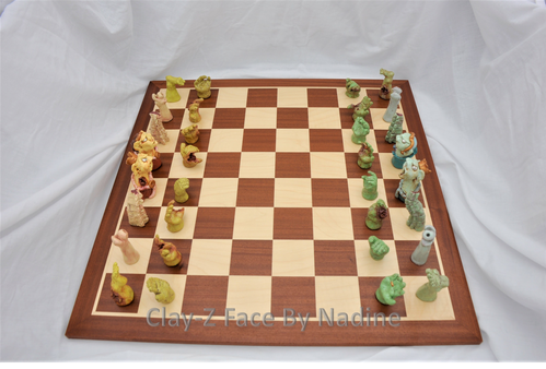 Zombie Chess Set | Clay-Z Face By Nadin