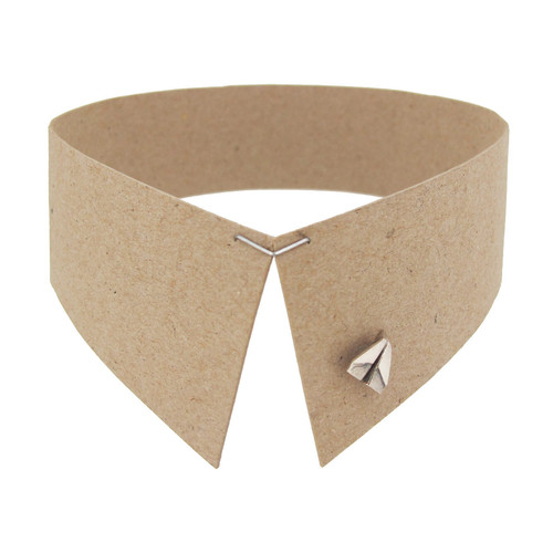 Paper Plane Collar Pin | Victoria Mason