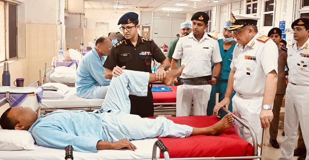 "INHS Asvini Successfully Undertakes Difficult Hip Surgery"