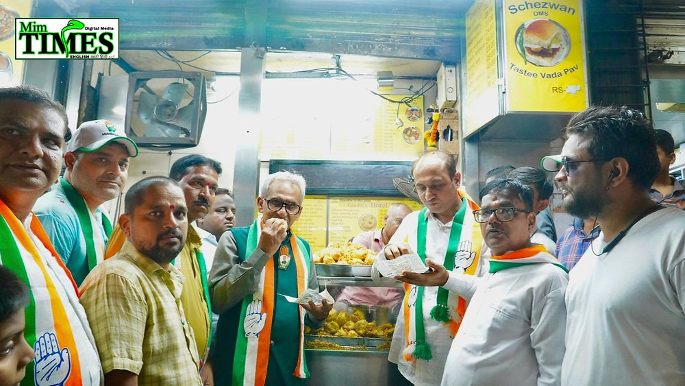 MLAs Amin Patel and Ratan Dewasi Take a Campaign Break with Vadapav at ...