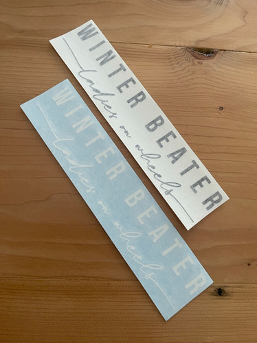 Stickers - Winter beater V2 | Ladies On Wheels