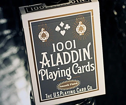 1001 Aladdin Playing Cards (White) | Immortalplayingcards