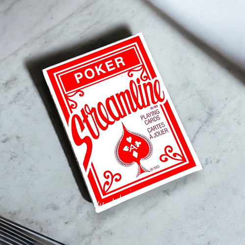 Streamline Playing Cards (Red) | Immortalplayingcards