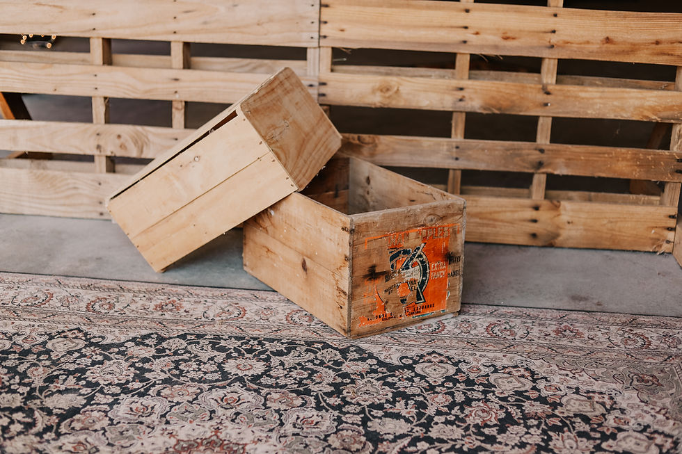 Vintage Apple Crate Rental | The Wilderness