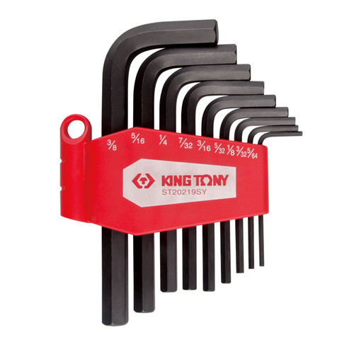 Hex Key Sets, Imperial, 9 Piece | King Tony