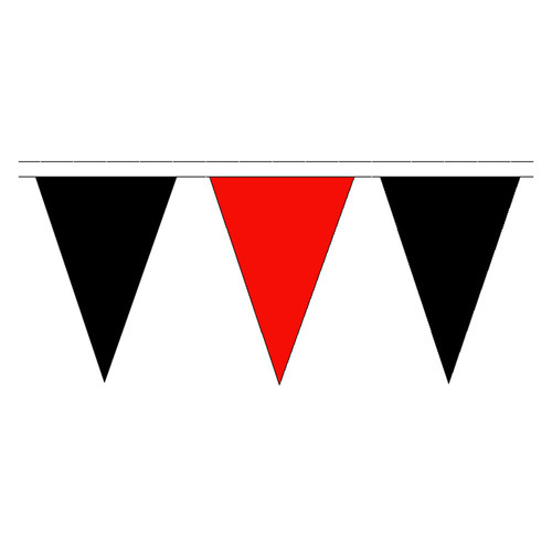 Bunting – Red/Black, 30m | Duwell