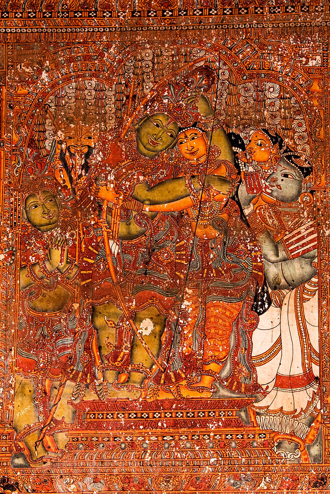 5 Steps in Kerala mural painting - A brief overview of the Traditional ...