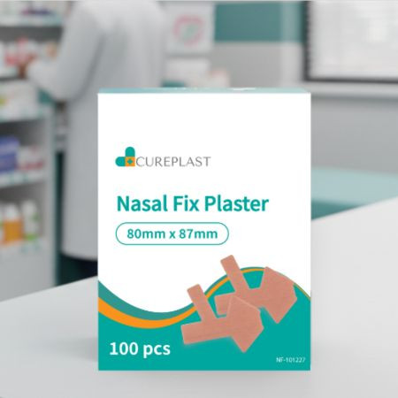 Cureplast Nasal Fix Plaster/Securement Device, Pack of 100 | Lifelinkmed