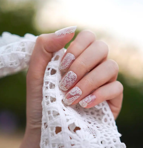 White Lace | Glitz Nails