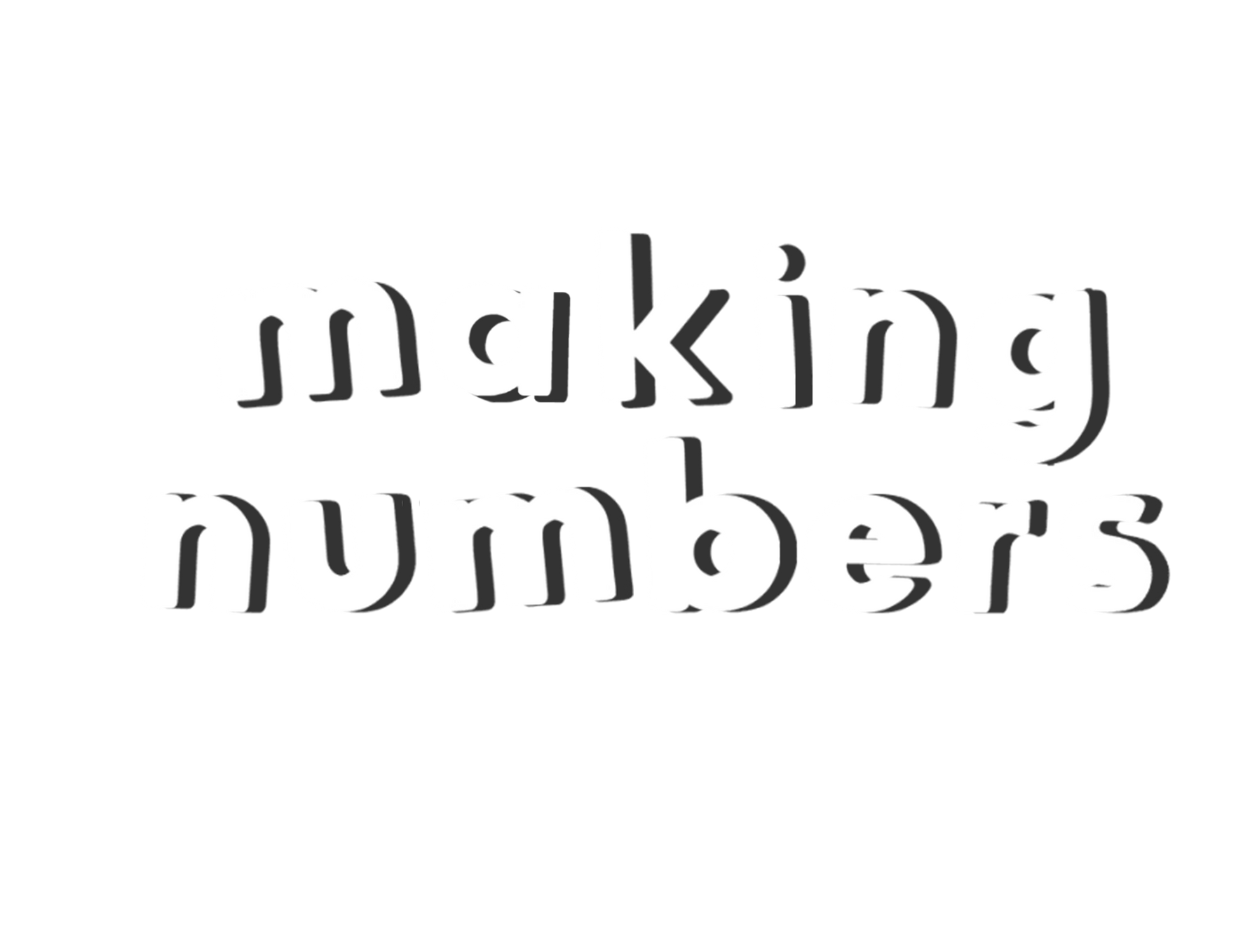 about | making numbers