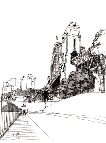 Sydney Harbour Bridge from Lower Fort Street Dawes Point | Acstudio