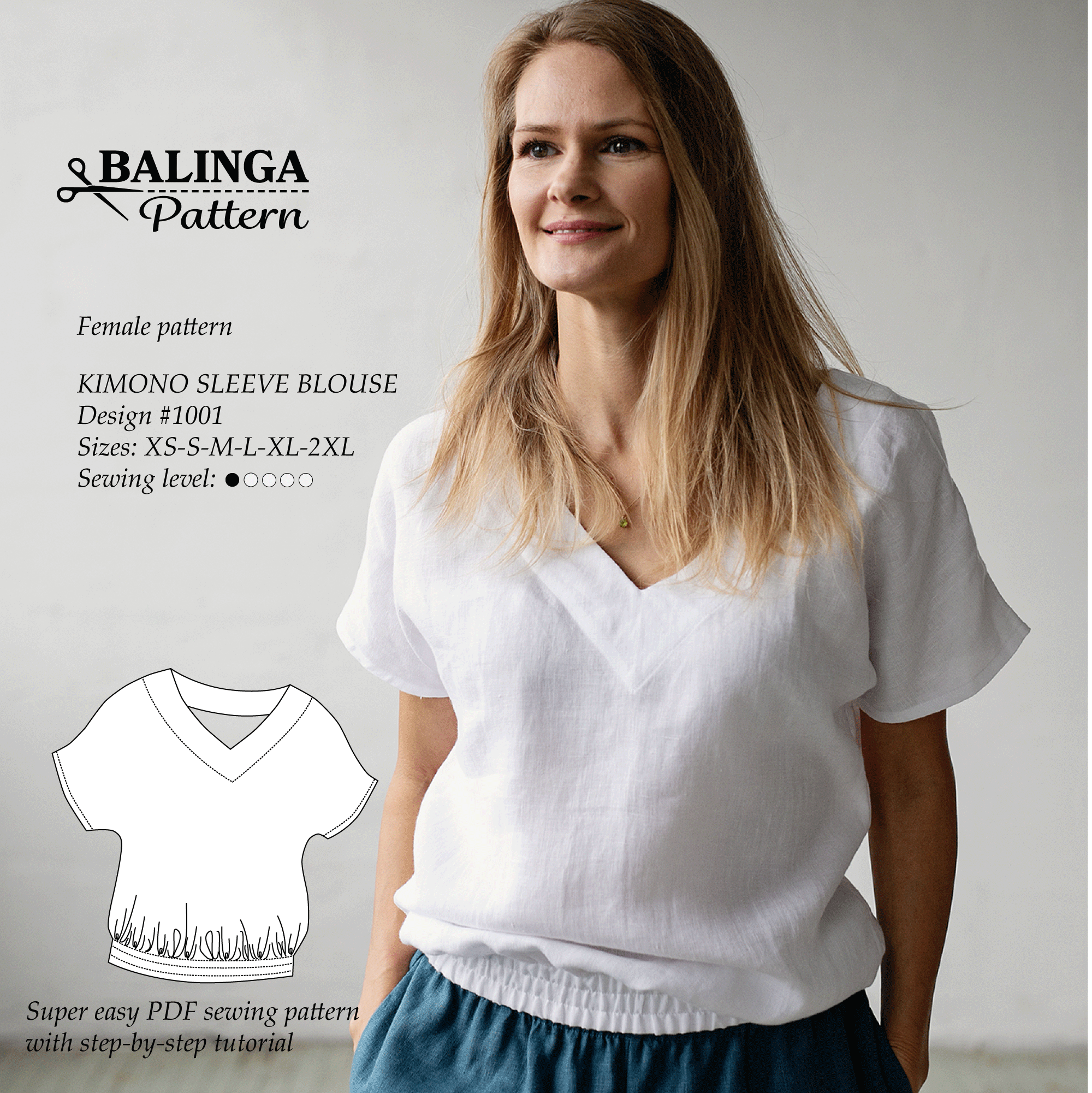 Balinga Pattern | Sewing patterns store
