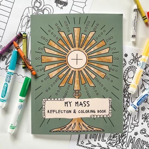 My Mass Reflection & Coloring Book | HisGirlSunday