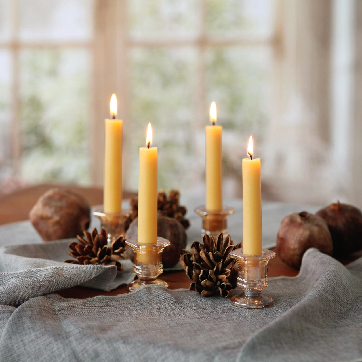 100% Beeswax Celebration Tapers- Set of 10 | HisGirlSunday